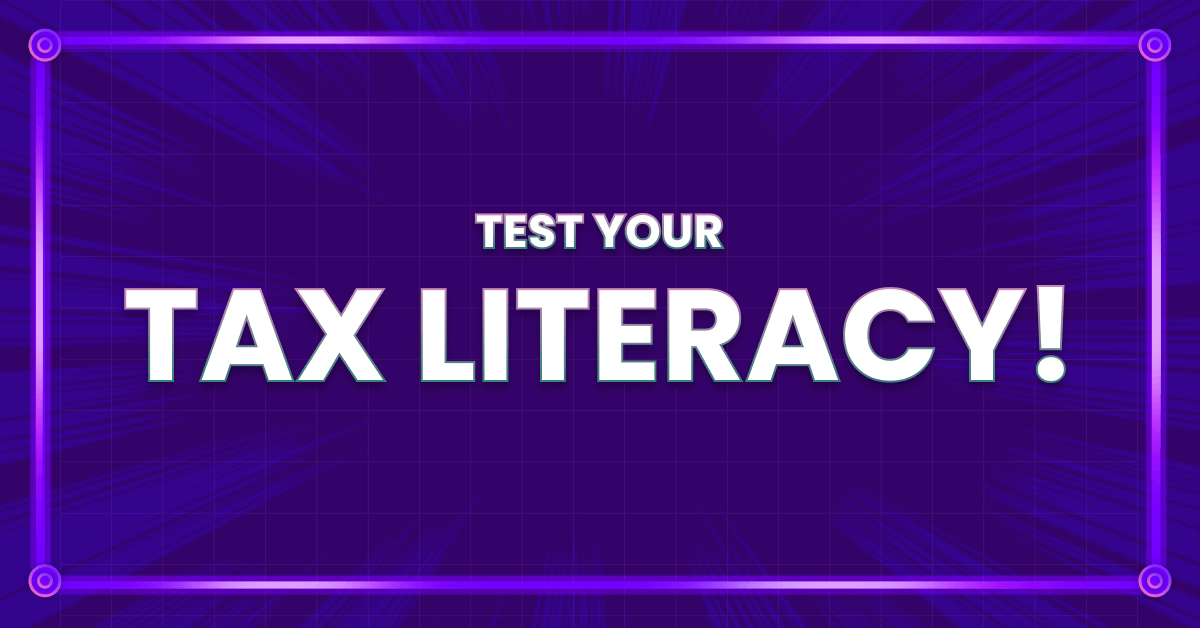 Tax Literacy Quiz